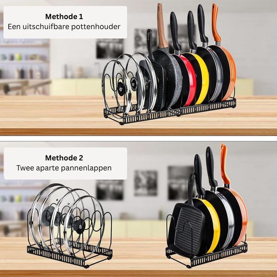 CLGP® Pannendekselhouder - Afdruiprek - Afdruipmat | bol