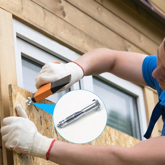 Allecto Plus - Hollewandpluggen Metaal 30 stuks | M6 Verzinkt | Holle ...