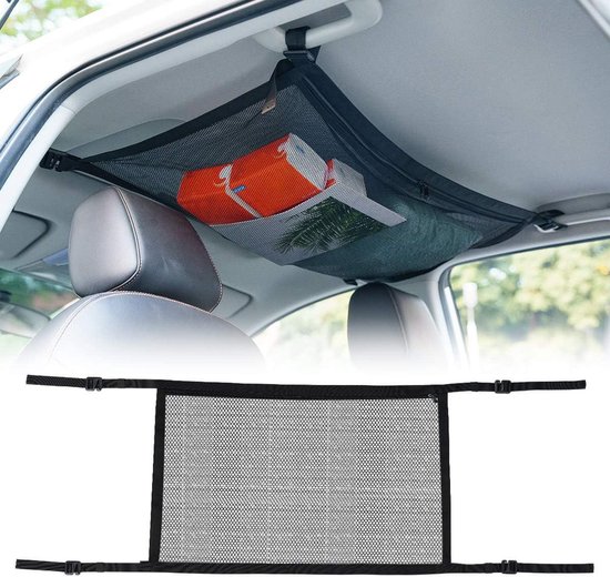 Auto Plafond Bagagenet - Universele Kofferbak Organisator met Rits voor ...