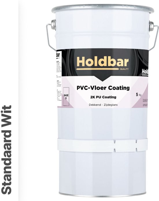 Holdbar PVC-Vloer Coating Wit (Witste kleur) 5 Kg - Vloerverf - Alle ...