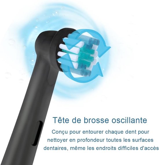 Têtes de brosse de rechange pour brosses à dents électriques Oral-B ...