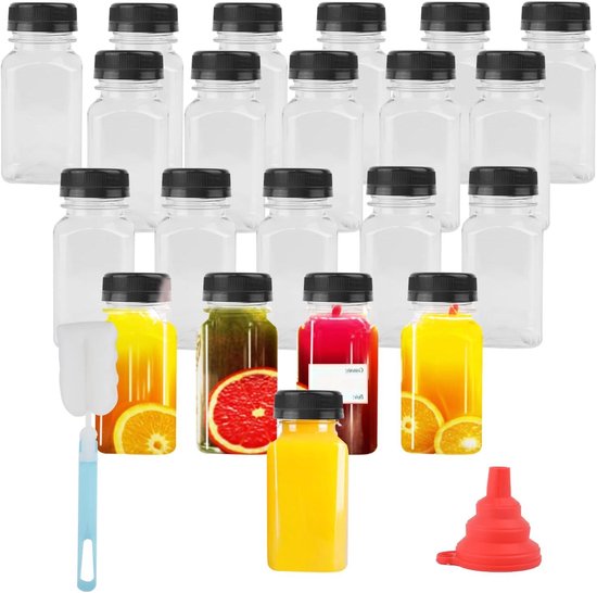 Allecto Plus - Plastic Sapflessen 120ml - Set van 20 stuks ...