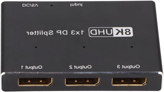 Allecto Plus - DisplayPort switch voor Thuisbioscoop School Hotel - 1x3 ...