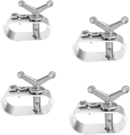 Draadspanners voor zwembadafdekking - aluminium - 4 stuks | bol