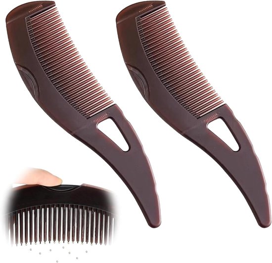 Energy Massage Dandruff Comb - 2 Pieces for Scalp Detox and Cleansing ...