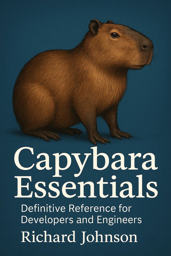Capybara Essentials (ebook), Richard Johnson | 6610000832019 | Boeken | bol
