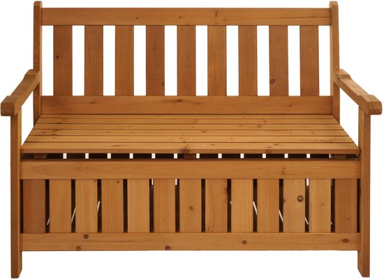 Tuinbank MCW-L68 met opbergruimte, kist bank opbergvak, outdoor ...