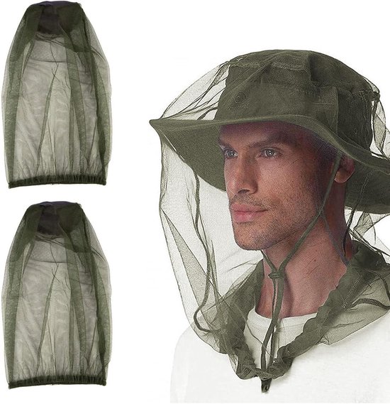 Inovra Plus - Hoed met Muggennet en Gezichtsbescherming voor Anti ...