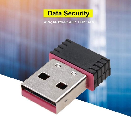 WiFi Dongle Key - 2.4GHz - 300Mbps Mini High Speed Wireless Network ...