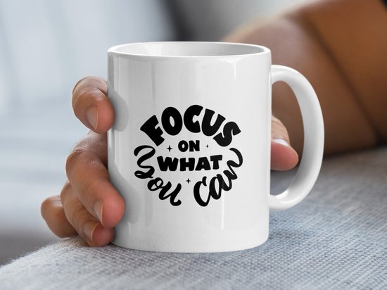 Motivatie Mug, Focus op Wat Je Kunt, Positieve Spreuken, Inspirerende ...