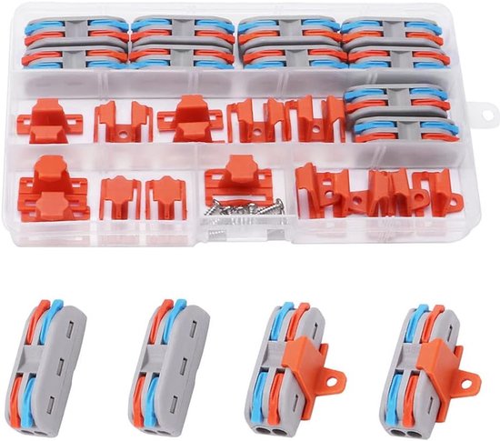 35 Pieces Connection Clamp Lever Nuts Set - Compact Wire Connectors ...