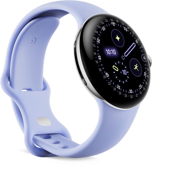Google Pixel Watch 4 Smartwatch - 41mm - WiFi - Silver/Iris | bol