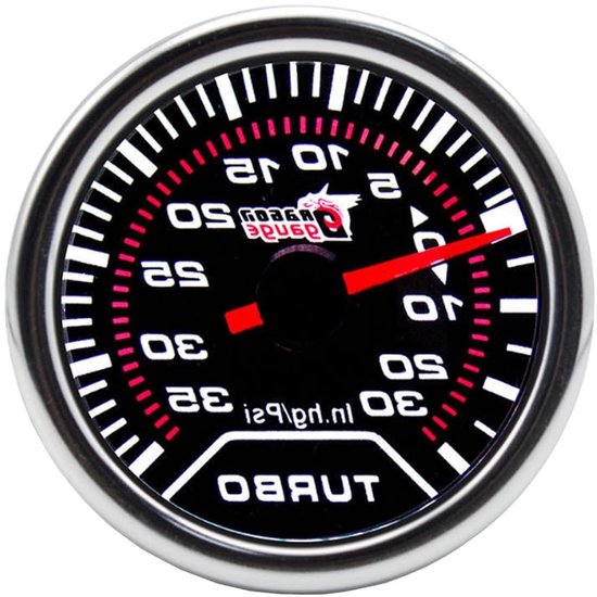 Auto Turbo Boost Meter 52 mm - Turbo Impuls Indicator PSI Boost Meter ...