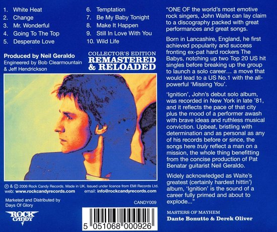 Ignition (lim.collector's Editie), John Waite | Muziek | bol