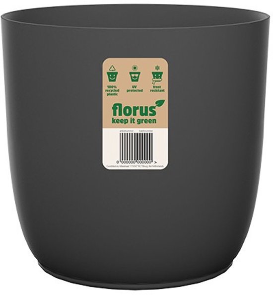 Florus - Pot flow d18 cm antraciet | bol