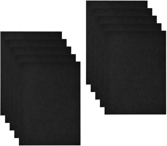 Verpakking van 10 A4-mappen met insteekvakken, kraft-documentenmap ...