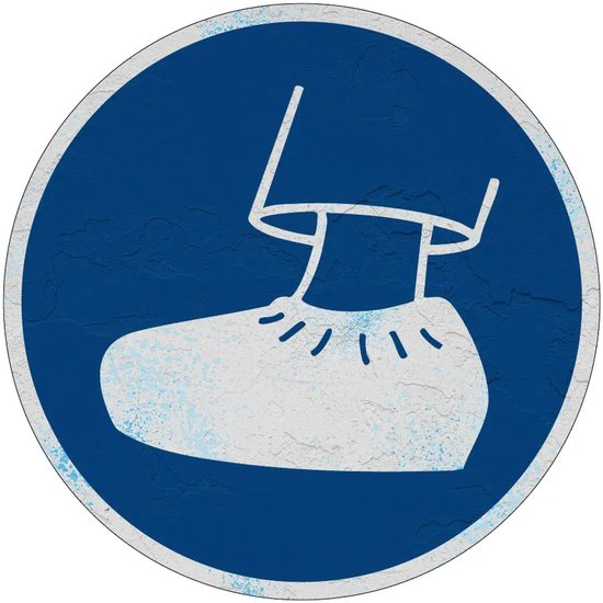 Overschoen verplicht gebodsbord - Sign Again - 40 cm | bol