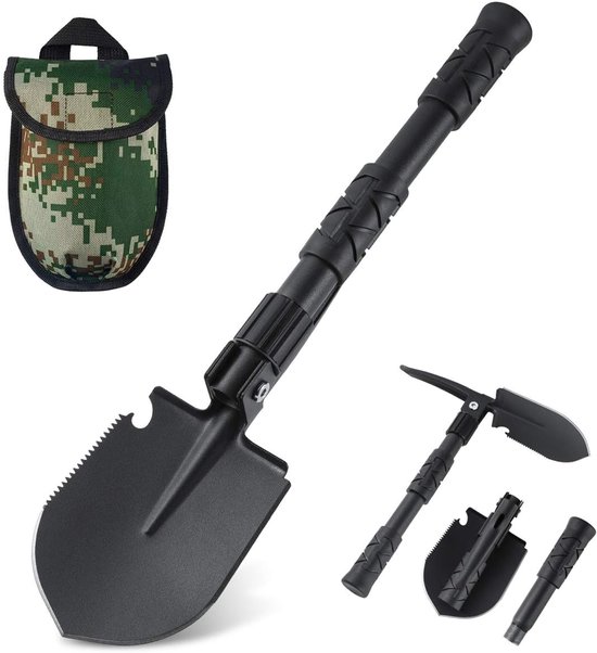 Opvouwbare schep Kampeerschep Multifunctioneel gereedschap Militaire ...