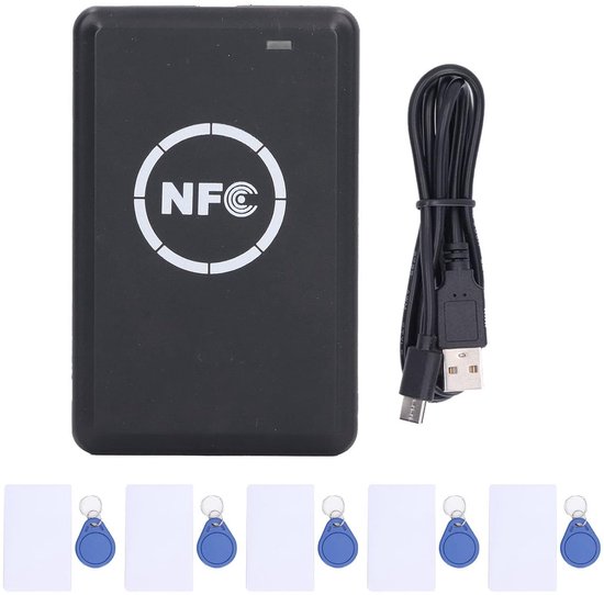 NFC Reader Writer Fast Response, Stable Reading, Contactless USB NFC Reader 5V, Easy... | bol