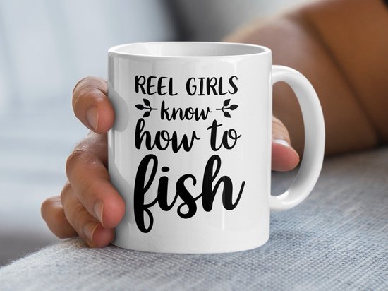 Reel Girls Fish Mug, Vissen Meisjes, Vissen Cadeau, Vissen Grappig ...