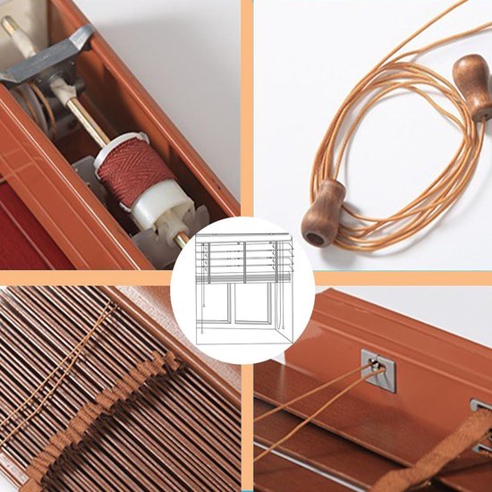 Houten Jaloezieën - Lamellen Raambekleding - Privacy en Isolatie ...