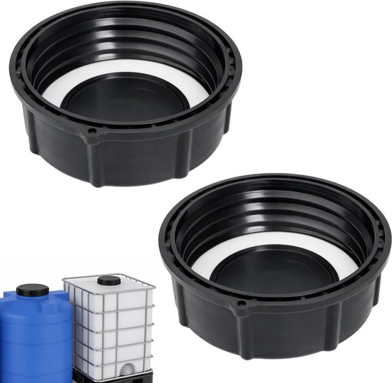 IBC Kraan S100x8 DN80 voor 1000L Watertank en Regenton - 2 Stuks | bol