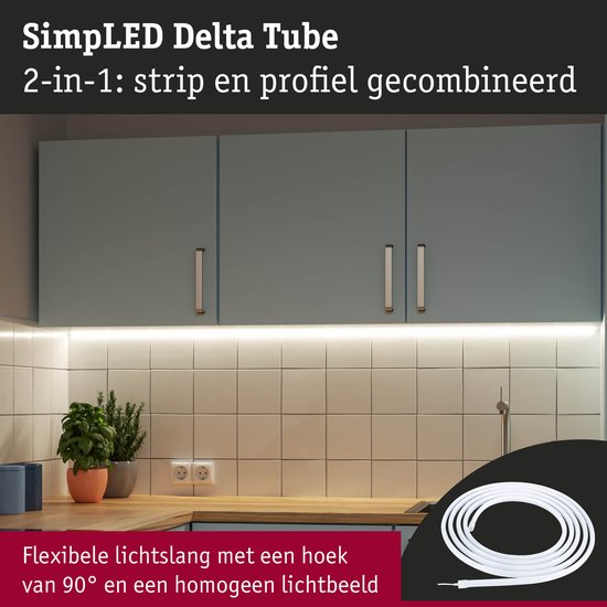 SimpLED LED Strip Delta Volledige set 5m gecoat 18W 660lm/m 3000K | bol