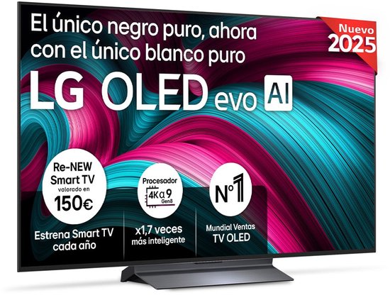 LG C5 OLED48C55LA - 48 pouces - 4K OLED Evo - 2025 | bol