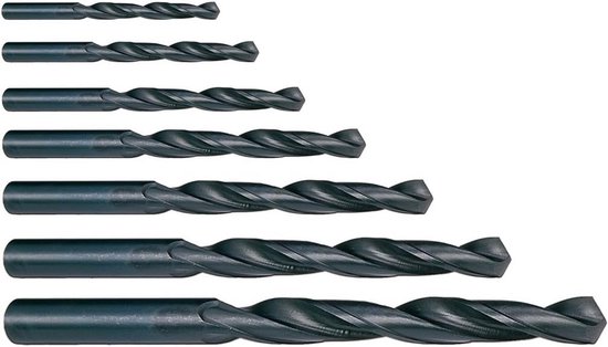 HSS Kernboorset 7-delig M3 tot M12 voor Metaal | bol