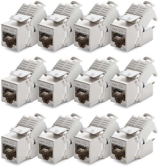 CAT6a Keystone Jack Module RJ45 Verbinder STP Afgeschermd voor ...