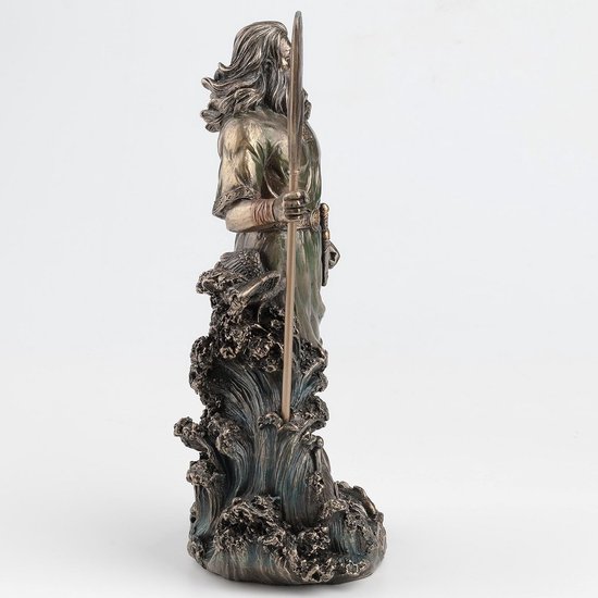 Beeld van Noorse God Njord - Wind en Zee Godheid Decoratie Brons Look | bol