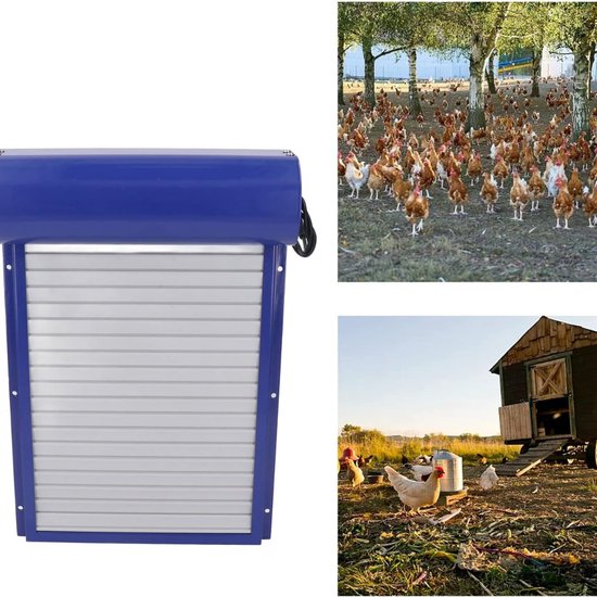 Kippenluik Automatisch - Chickenguard - Kippendeur -Zwart | bol