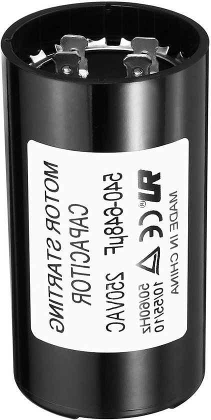 Allecto - Elektrische Motor Start Condensator - 540-648uF/Mfd - 250V ...