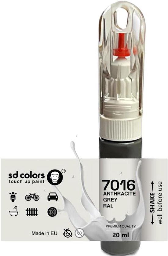 Krassen Verwijderen: Universele Lak RAL 7016 Antracietgrijs (20 ml ...