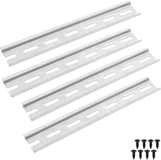 DIN-railset - Montagerails - Schakelkasten - Sterke aluminium ...