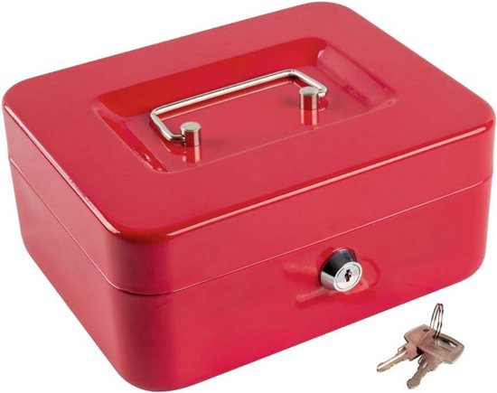 Medium Cash Box met Money Tray - Kleine Lock Box met Sleutel voor ...