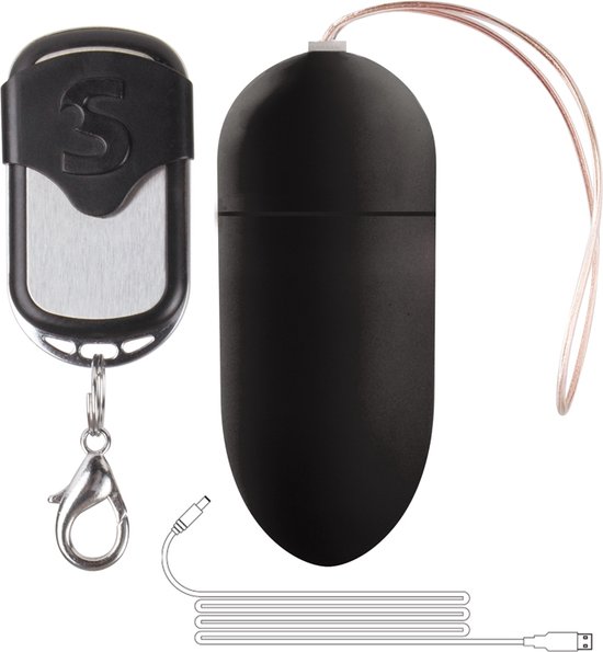 Rechargeable Vibrating Egg - Black | bol.com