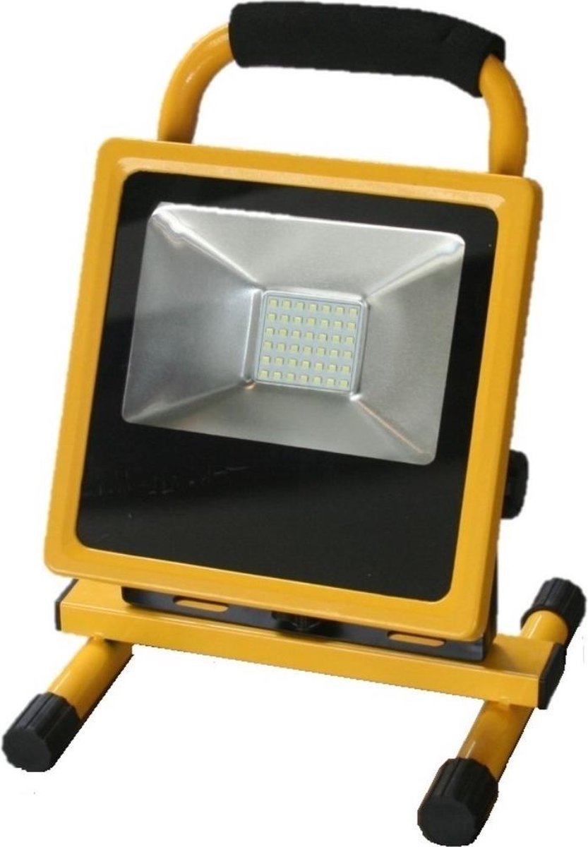 Hofftech Accu - Oplaadbare LED Bouwlamp - Daglicht - 10 Watt - 600 ...