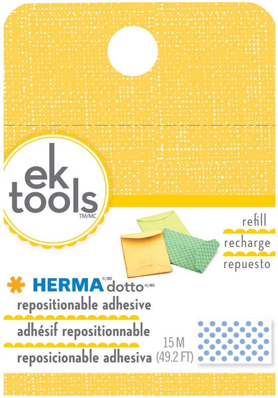 EK tools adhesive repositionable dispenser Navulling 15m | bol.com