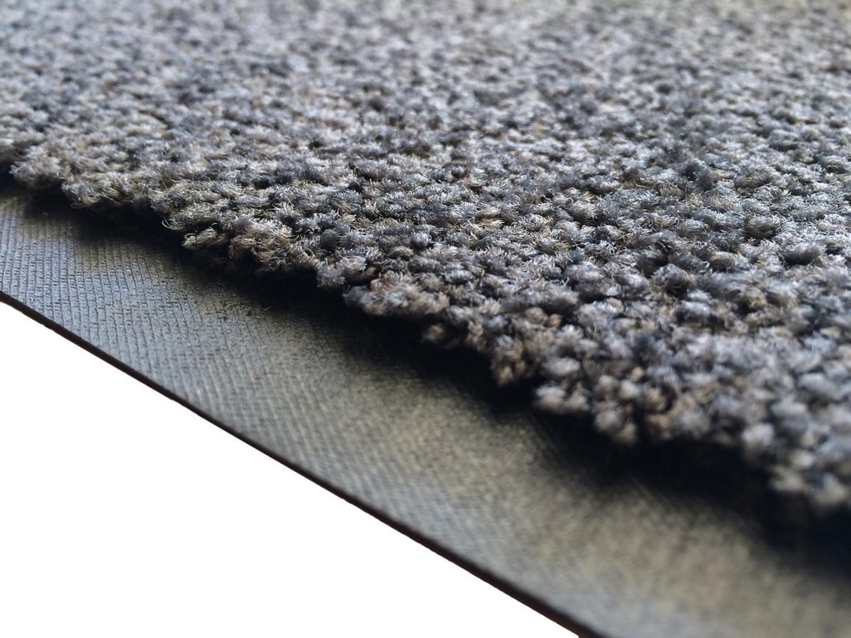 Ikado Droogloopmat op maat grijs 88cm ecologisch 88 x 350 cm | bol.com