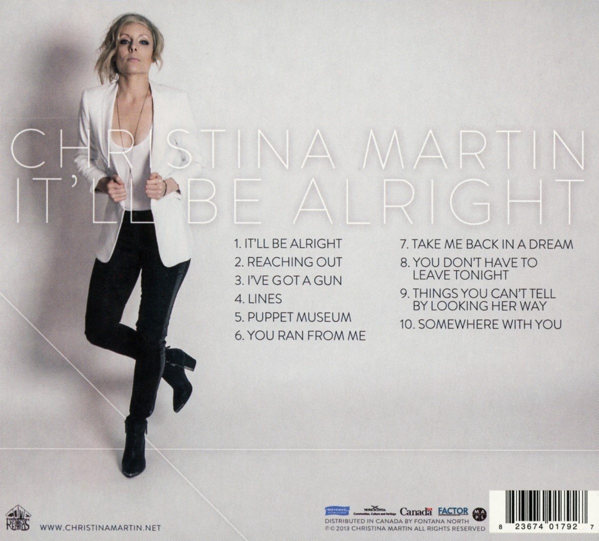 Christina Martin - It'll Be Alright (CD), Christina Martin | CD (album ...