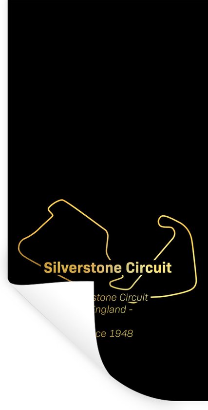 Muurstickers - Sticker Folie - Formule 1 - Circuit - Silverstone ...