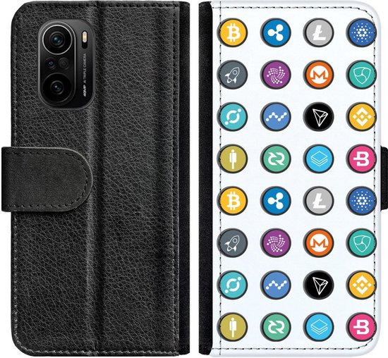 Poco F3 Hoesje - Book Case Cryptocurrency - Designed by Cazy | bol.com