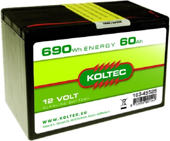 Koltec Batterij 12 Volt 690 WH 60 Ah | bol