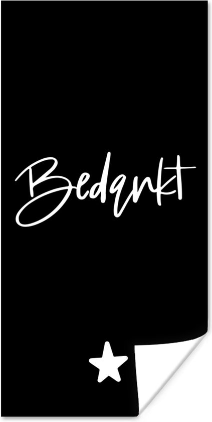 Poster Quotes - Bedankt - Spreuken - Collega - 40x80 cm | bol.com