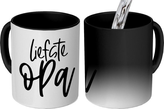 Magische Mok - Foto op Warmte Mokken - Koffiemok - Opa - Spreuken - Liefste opa -... | bol