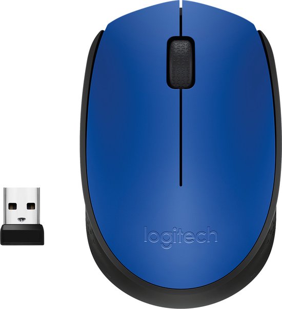 Logitech M171 - Draadloze Muis - Blauw | bol.