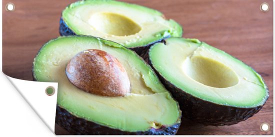 Décoration murale d'extérieur Chair d'avocat colorée - Décoration ...