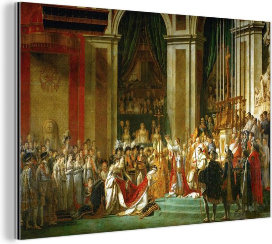 Décoration murale Métal - Tableau Aluminium - Le Sacre de Napoleon ...