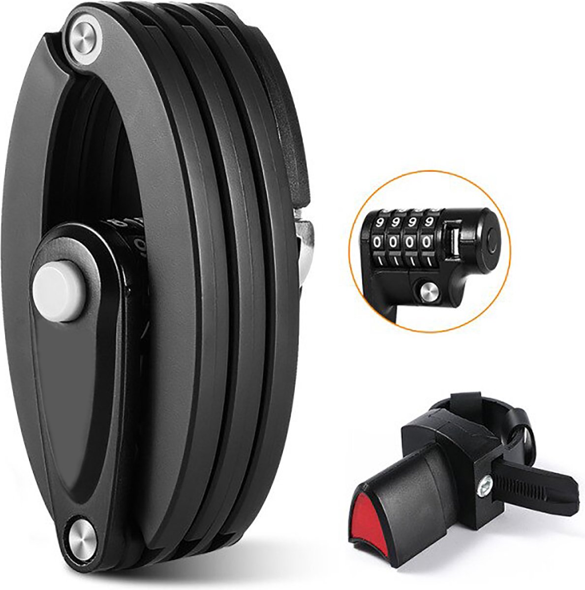 Opvouwbaar Fietsslot - Fietsslot - Slot - Bescherming - Geschikt Voor ...